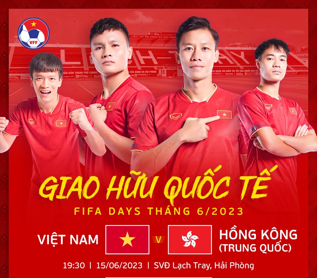 VFF - Thông báo đã bán hết vé trận đấu giao hữu quốc tế giữa ĐT Việt Nam và ĐT Hồng Kông (TQ)