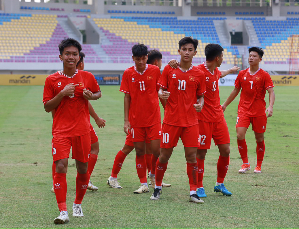 VFF - Thắng U16 Myanmar 5-1, ĐT U16 Việt Nam vào bán kết trên cương vị nhất bảng B